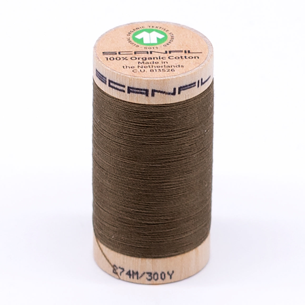 Organic Cotton Spool 30/2 WT | 300 YD | Lead Gray 4824 – Scanfil Thread ...