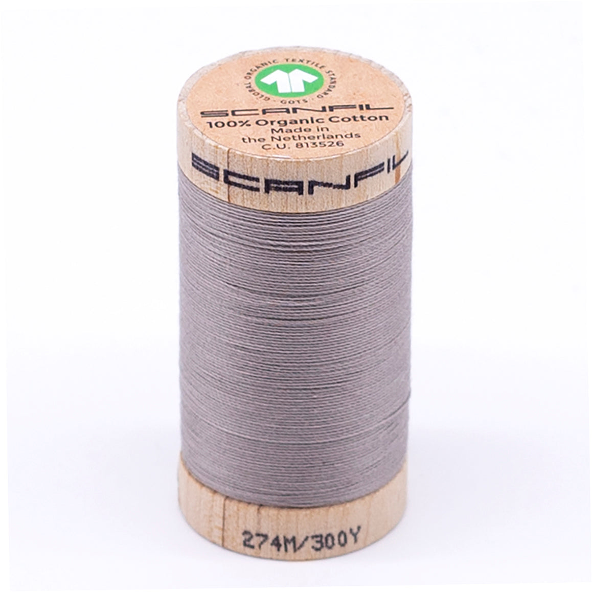 Organic Cotton Spool 30/2 WT | 300 YD | Chateau Gray 4831 – Scanfil ...