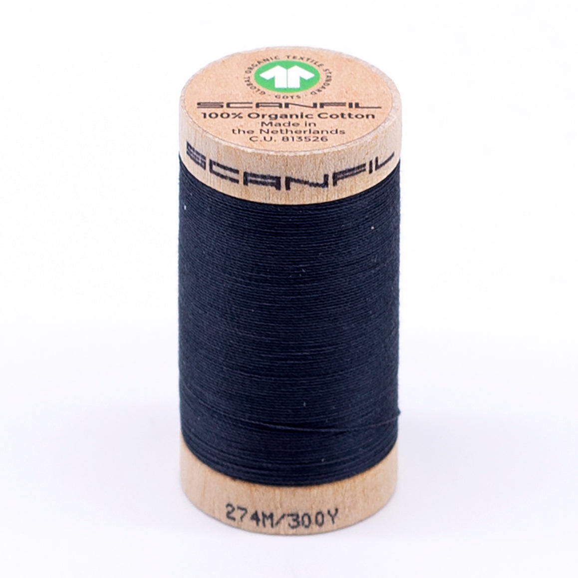 Organic Cotton Spool 30/2 WT | 300 YD | Midnight Navy 4846 – Scanfil ...