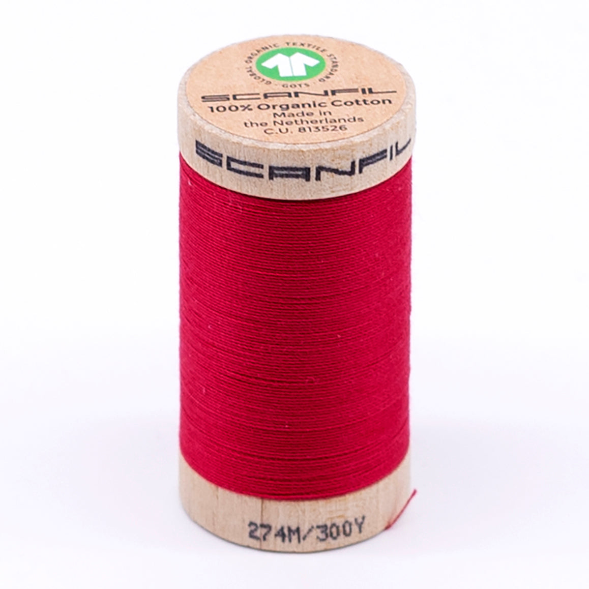 Organic Cotton Spool 30/2 WT | 300 YD | Watermelon 4849 – Scanfil ...