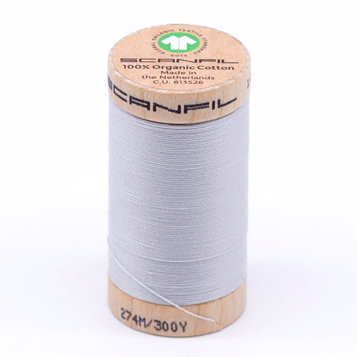 Organic Cotton Spool 30/2 WT | 300 YD | Oyster Mushroom 4855 – Scanfil ...