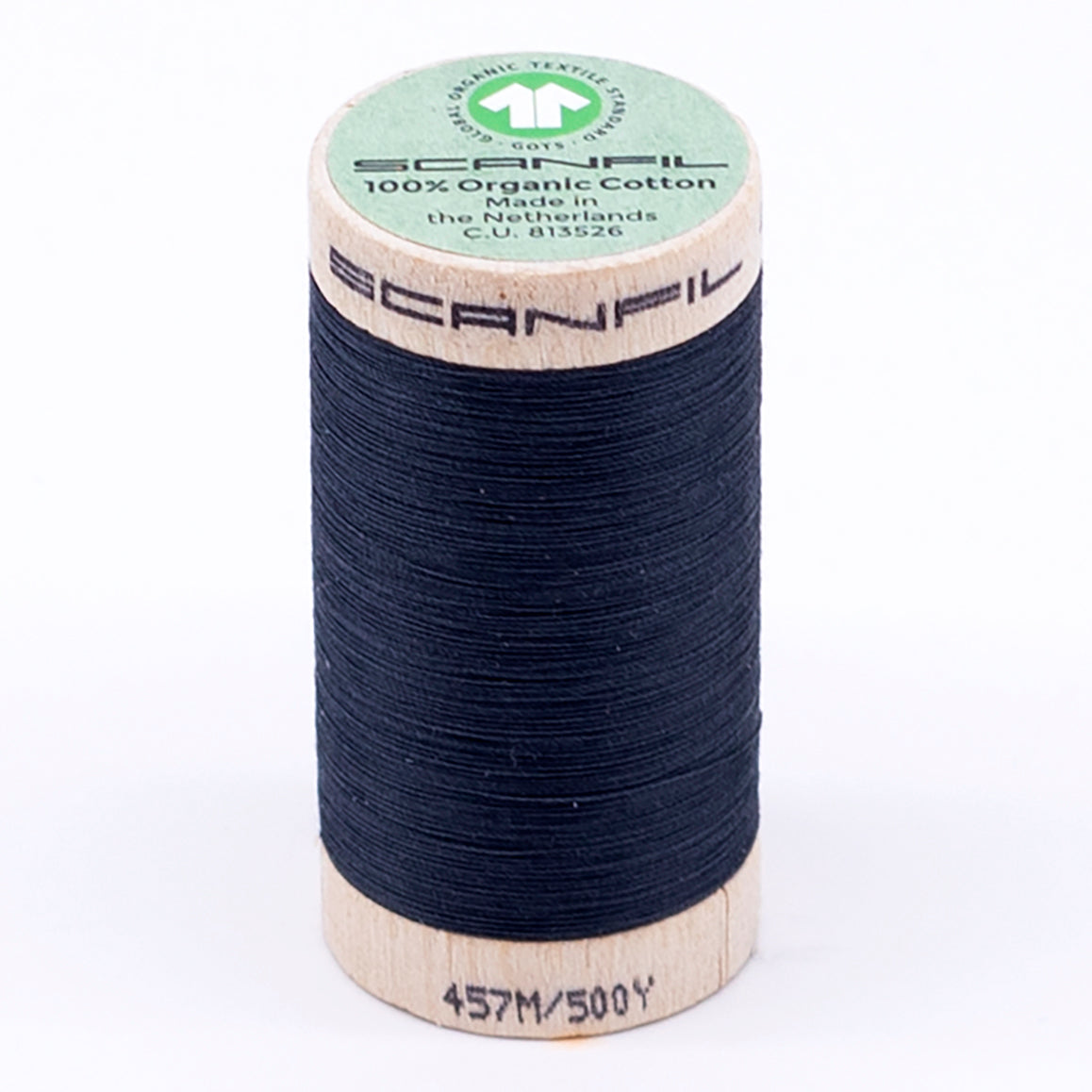Organic Cotton Spool 50/2 WT | 500 YD | Midnight Navy 4846 – Scanfil ...